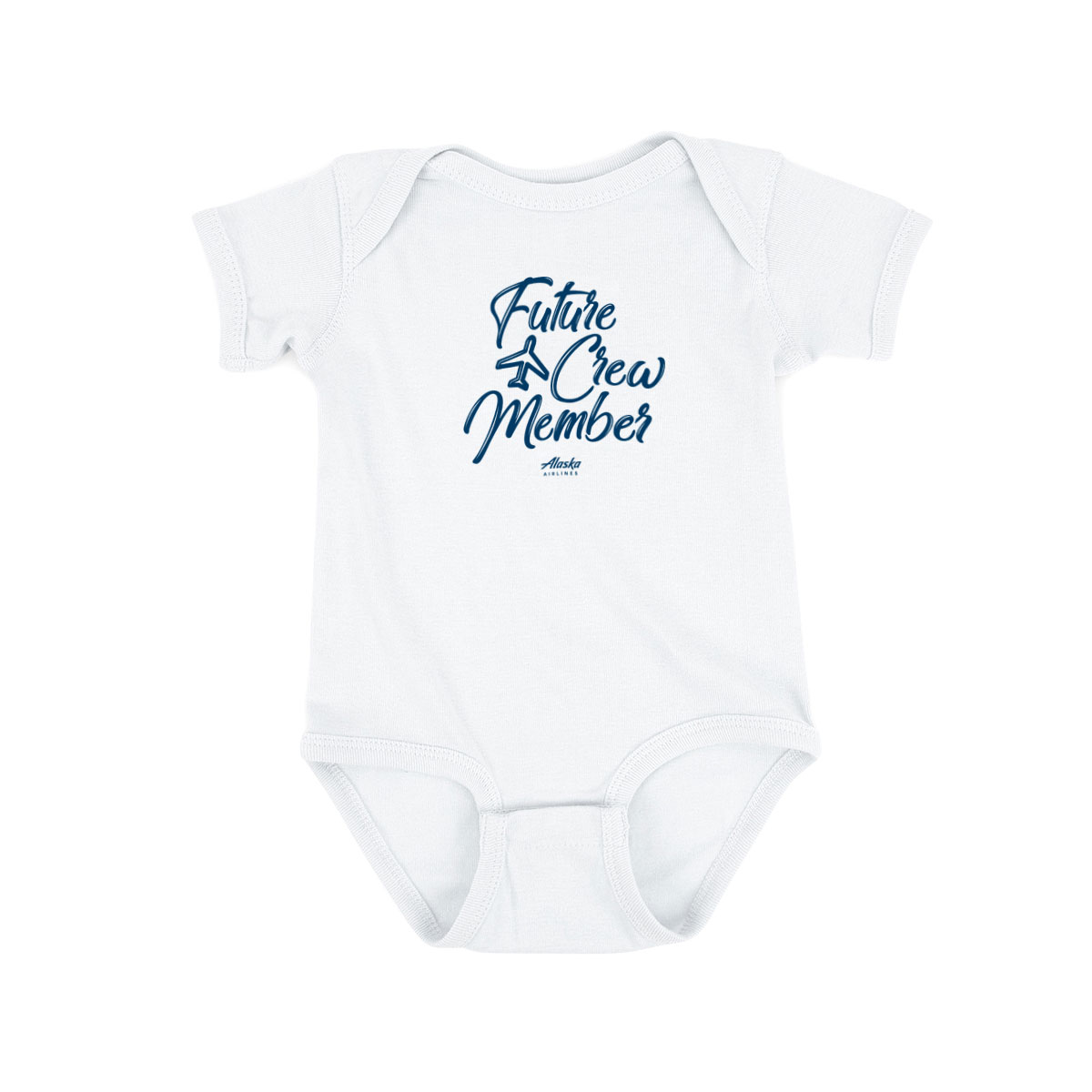 Alaska Airlines Future Crew Member Infant Bodysuit White Alaska Alaska Airlines Future Crew Member Infant Bodysuit White Alaska